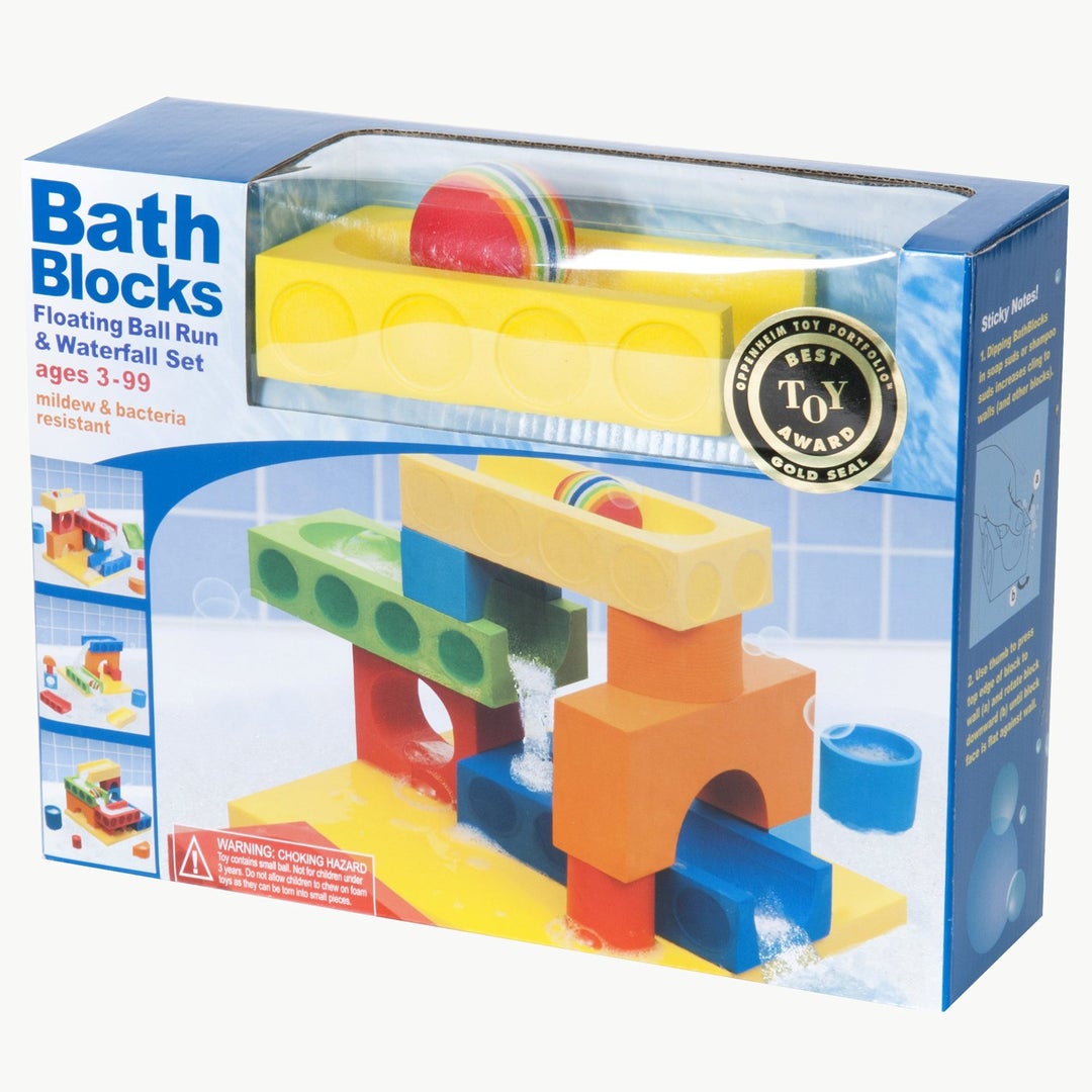 BathBlocks Ball Run & Water Fall Set – Just Think Toys